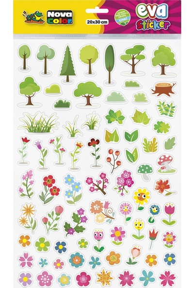 Nova Color NC-686 Doğa Sticker Eva Nova Color NC-686 Doğa Sticker Eva