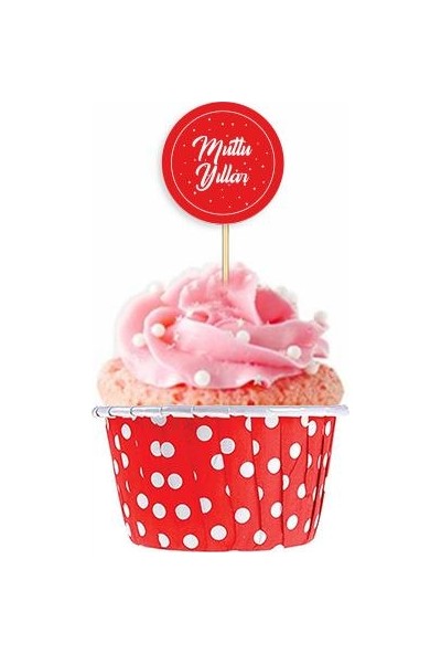 Kullanatparty Puantiyeli Muffin Cupcake Kek Kapsülü Kırmızı Puantiyeli-50 Adet Kullanatparty Puantiyeli Muffin Cupcake Kek Kapsülü Kırmızı Puantiyeli-50 Adet