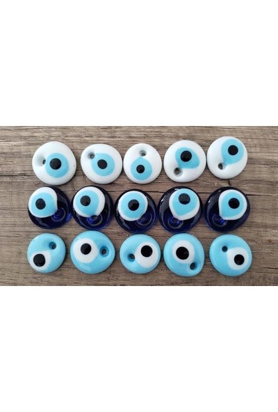 Hdmarketim 25ADET 3 cm Karışık Ağaç Süsleme Dekorsüsleme Nazar Boncuğu Delikli Nazarlık Cam Hdmarketim 25ADET 3 cm Karışık Ağaç Süsleme Dekorsüsleme Nazar Boncuğu Delikli Nazarlık Cam