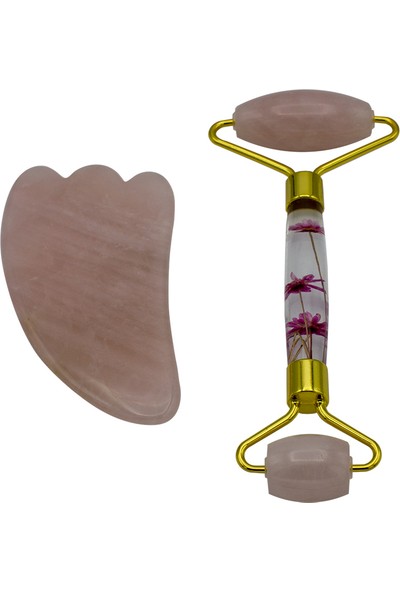 Lovely Bird Kuvars Roller ve Gua Sha Lovely Bird Kuvars Roller ve Gua Sha