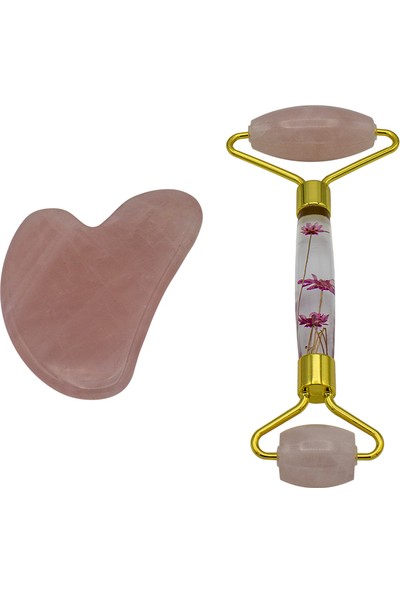 Lovely Bird Kuvars Roller ve Gua Sha Lovely Bird Kuvars Roller ve Gua Sha