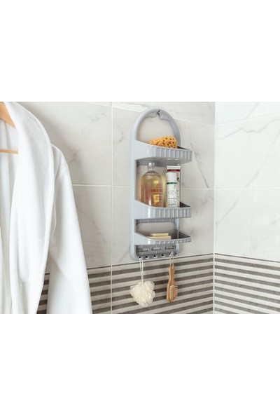 Madame Coco Leonda Banyo Askısı - Soft Gri