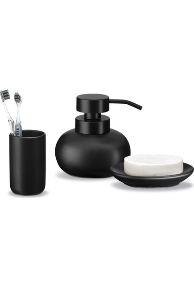 Madame Coco Chant 3'Lü Banyo Seti - Siyah