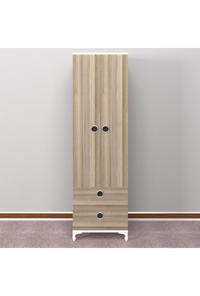 Kenzlife gardırop 2 kapaklı kapılı 2 çekmeceli kamelya 168x50x42 crd ayaklı gardolap dolap Kenzlife gardırop 2 kapaklı kapılı 2 çekmeceli kamelya 168x50x42 crd ayaklı gardolap dolap