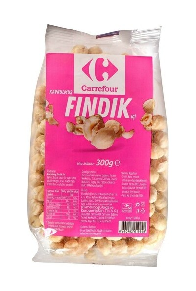 Carrefour Kavrulmuş Fındık Içi 300 gr Carrefour Kavrulmuş Fındık Içi 300 gr