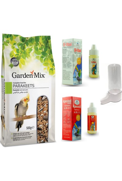Gardenmix Garden Mix Platin Sultan Cennet Papapağanı Yem ve Vitamin Seti Gardenmix Garden Mix Platin Sultan Cennet Papapağanı Yem ve Vitamin Seti