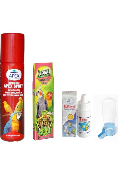 Apex Kuşlar Için Bit,pire ve Tüy Bakım Spreyi Seti