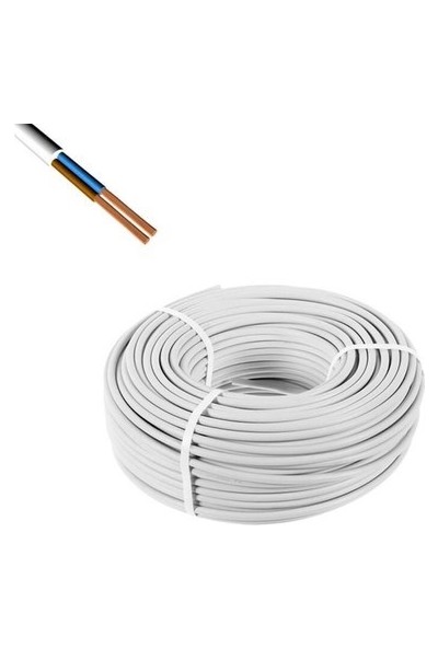 Haktel Elektrik Kablosu 100 Metre 2x2.5 300/500V Elektrik Kablosu Haktel Haktel Elektrik Kablosu 100 Metre 2x2.5 300/500V Elektrik Kablosu Haktel