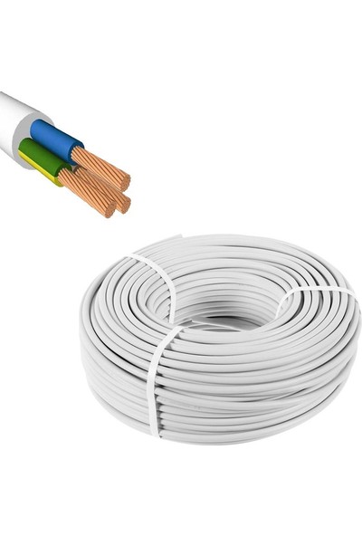 Haktel Elektrik Kablosu 50 Metre 3x1.5 300/500V Elektrik Kablosu Haktel Haktel Elektrik Kablosu 50 Metre 3x1.5 300/500V Elektrik Kablosu Haktel
