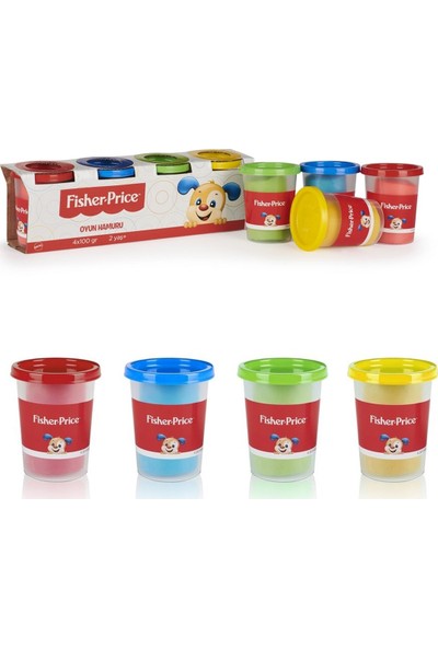 Hobi GPN20 Fisher-Price Oyun Hamuru 4lü Paket 4*100GR /özel Iskonto