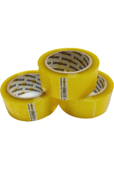 Zerobant Koli Bantı Şeffaf 45 mm x 100 mt 3'lü