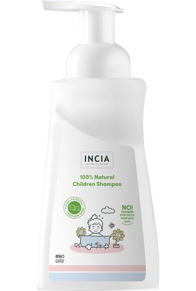 Incia %100 Doğal Çocuk Şampuanı 350 ml Incia %100 Doğal Çocuk Şampuanı 350 ml