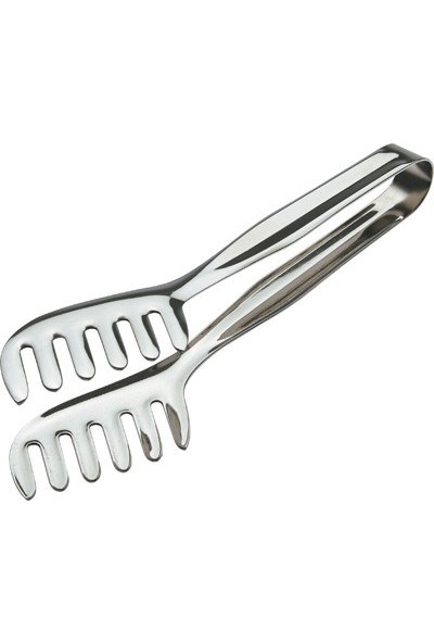 Biotech Tırnaklı Makarna ve Salata Maşası Paslanmaz Çelik 22 cm