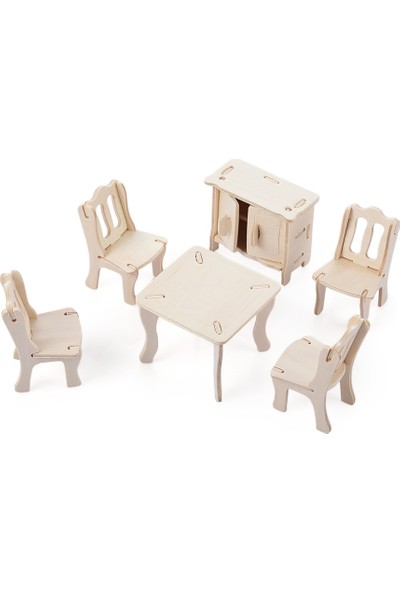 Go İthalat 3D Ahşap Puzzle - Yemek Odası