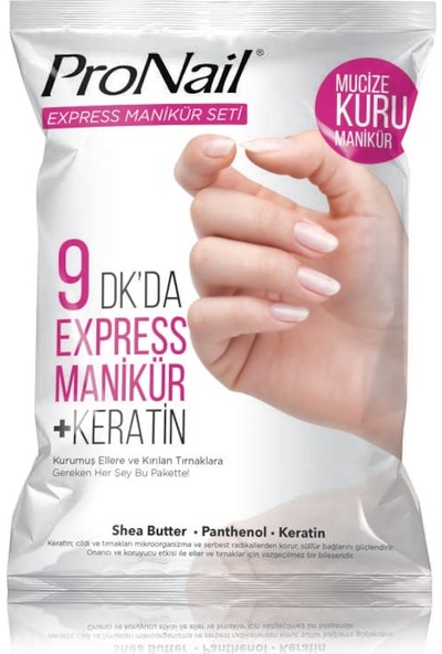 Pronail Express Manikür Seti + Keratin
