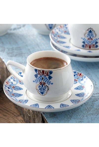 Karaca Relica 6 Kişilik Kahve Fincanı Takımı 90 ml