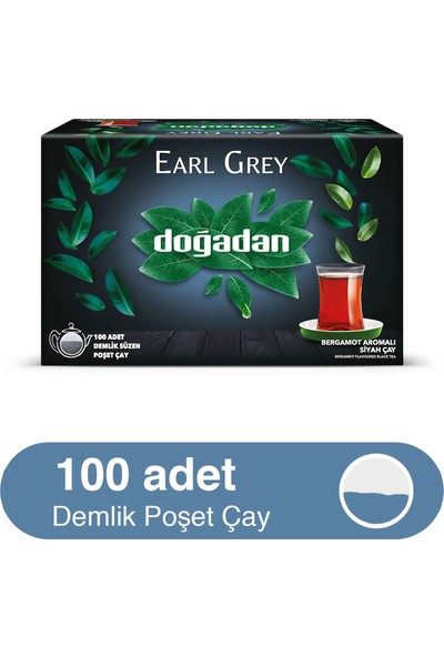 Doğadan Early Grey Demlik Poset 100'Lü