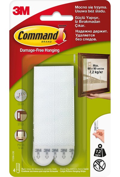 Command 17206 Büyük Boy Cırt Cırt Bant Command 17206 Büyük Boy Cırt Cırt Bant