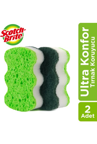 Scotch Brite Ultra Konfor Tırnak Koruyucu Sünger 2'li