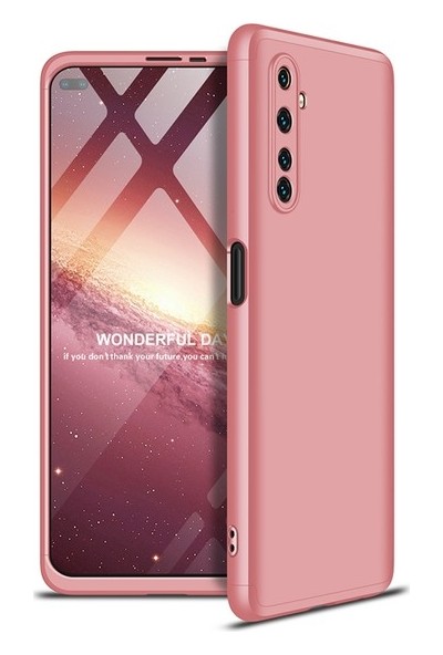 CepArea Realme 6 Pro Kılıf 360 Tam Koruma Sert Ays Kapak Case Rose Gold CepArea Realme 6 Pro Kılıf 360 Tam Koruma Sert Ays Kapak Case Rose Gold