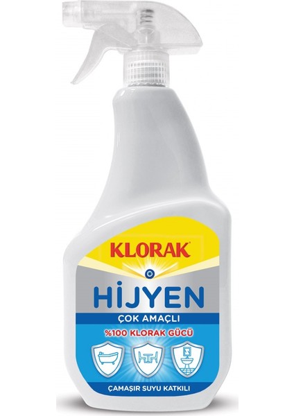 Klorak Hijyen Çok Amaçlı Sprey 750 ml Fiyatı - Taksit Seçenekleri