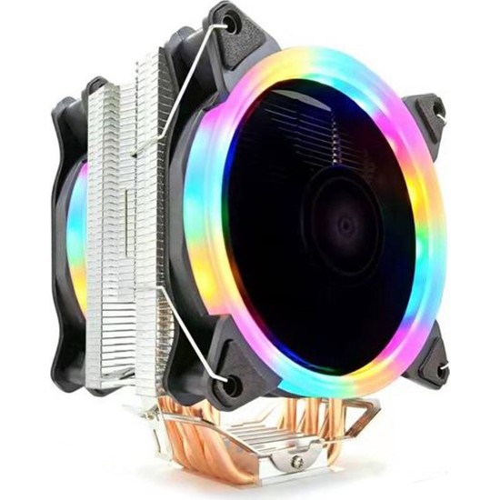 Snowman T6 6 Bakır Borulu Cpu Soğutucu Fan Rainbow Fiyatı
