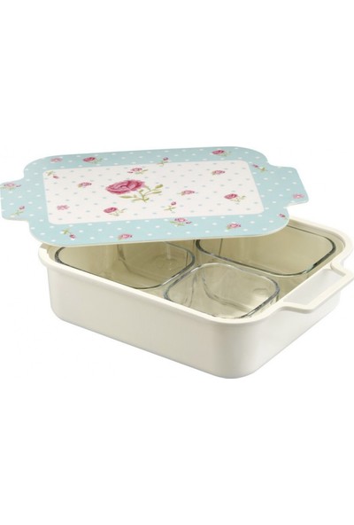 Kütahya Porselen 30 x 21,5 cm Kapaklı Kahvaltılık