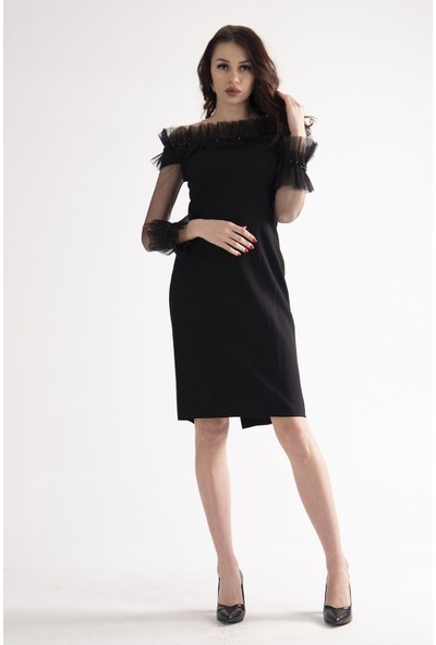 Belamore Kadın Siyah Abiye 9704799.01