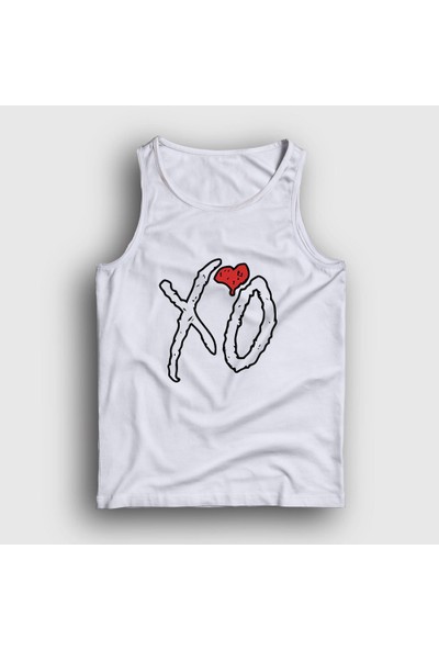 Presmono Erkek Beyaz Xo The Weeknd Atlet