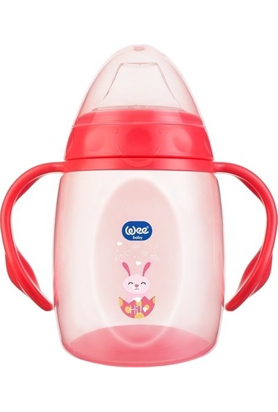 Wee Baby 169 Kulplu Alıştırma Bardağı 250 ml - Pembe Wee Baby 169 Kulplu Alıştırma Bardağı 250 ml - Pembe
