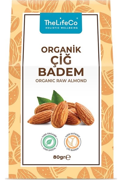 TheLifeCo Çiğ Badem 80 gr
