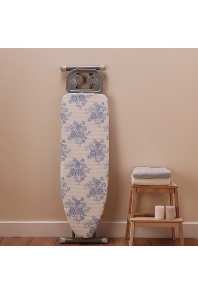 Favore Casa Keçeli Ütü Masası Kılıfı 60x140cm Hüner Rosensa Mavi