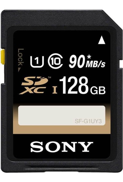 Sony SF-G1UY3 128GB 90 Mb/s Hafıza Kartı