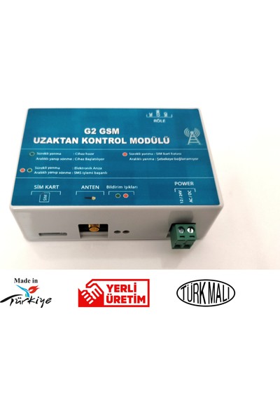 Zeda G-2 Telefonla Kapı Açma Sistemi - Gsm Kontak Verme Modülü