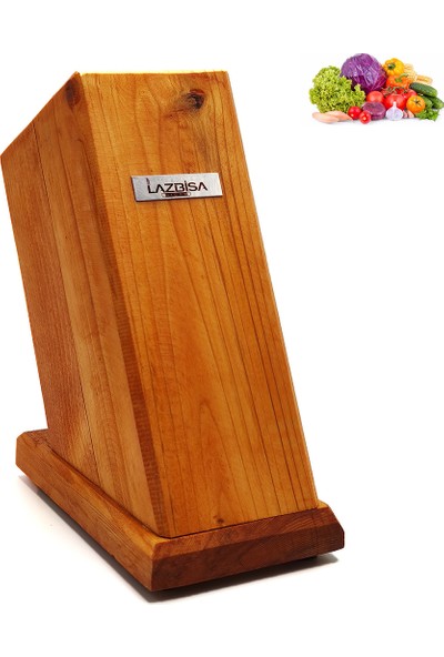 Lazbisa Mutfak Bıçak Seti Bıçak Koyma Kütük Bıçaklık Standı Lazbisa Mutfak Bıçak Seti Bıçak Koyma Kütük Bıçaklık Standı