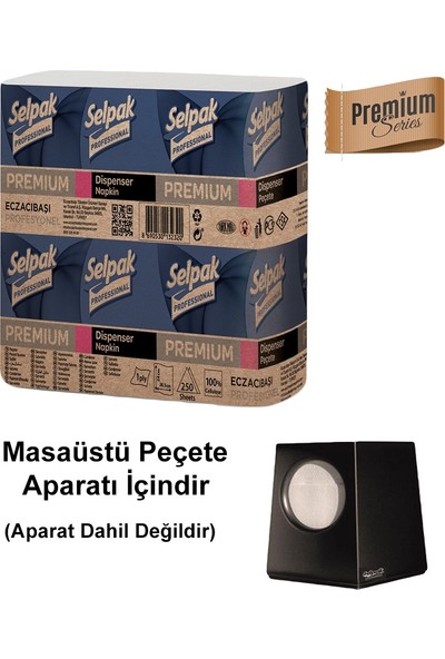 Selpak Dispenser Peçete 250 Yaprak 18'li Selpak Dispenser Peçete 250 Yaprak 18'li