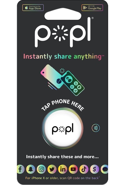 Popl White Dijital Kartvizit