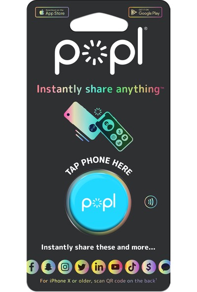 Popl Blue Dijital Kartvizit