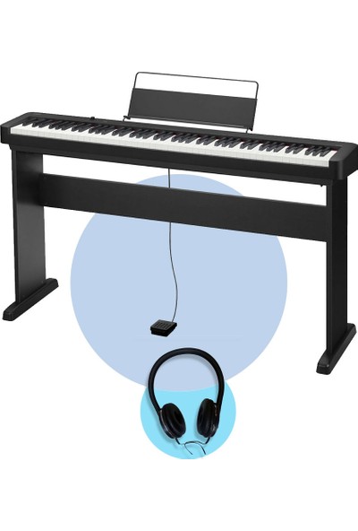 Casio CDP-S100 Dijital Piyano (Stand + Kulaklık Seti)