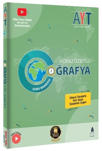 Tonguç Akademi AYT Konu Özetli Coğrafya Soru Bankası