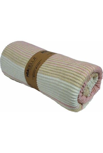 Miabella Home 180X220 Çift Kişilik Çok Amaçlı Örgü Battaniye