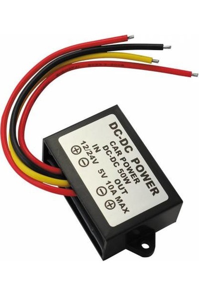 Powermaster 12-24 Volt 5 Volt 10 A 50 W Çevirici Converter 3 Modül Için Powermaster Powermaster 12-24 Volt 5 Volt 10 A 50 W Çevirici Converter 3 Modül Için Powermaster