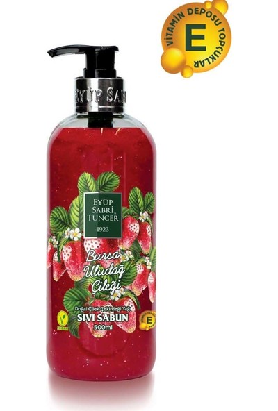Eyüp Sabri Tuncer Bursa Uludağ Çileği Sıvı Sabun 500 ml