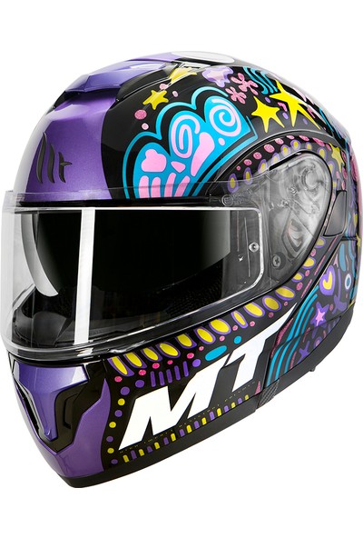 MT Atom Sv Axa A1 Çene Açılır Motosiklet Kaskı