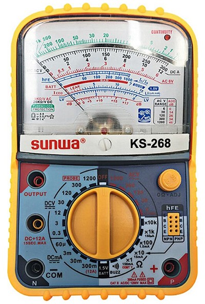 Sunman Sunma / Powermaster Analog Ölçü Aleti KS-268 Sunman Sunma / Powermaster Analog Ölçü Aleti KS-268