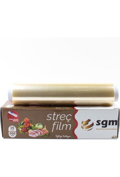Sgm Ambalaj Gıda Streç Film 30 cm x 300 Metre