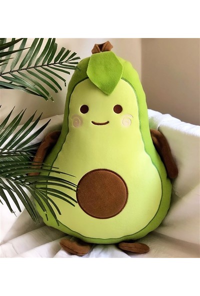 Hediye Filesi Avokado Peluş Yastık Nisa Yastık 50 cm Büyük Boy Hediye Filesi Avokado Peluş Yastık Nisa Yastık 50 cm Büyük Boy