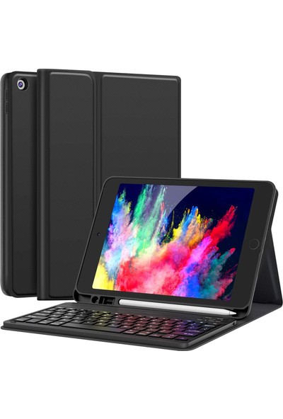 Turotto Apple iPad 7. Nesil 10.2 A2200 A2197 A2198 A2270 Seri Bluetooth Özellikli Klavyeli Kılıf Siyah Turotto Apple iPad 7. Nesil 10.2 A2200 A2197 A2198 A2270 Seri Bluetooth Özellikli Klavyeli Kılıf Siyah