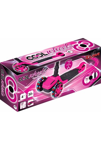 Cool Wheels Tulpar 3 Teker 4+ Scooter Pembe Cool Wheels Tulpar 3 Teker 4+ Scooter Pembe