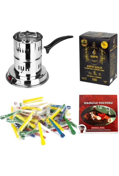 Kefo Elektrikli Köz Makinesi - Kefo Gold - Sipsi - Folyo